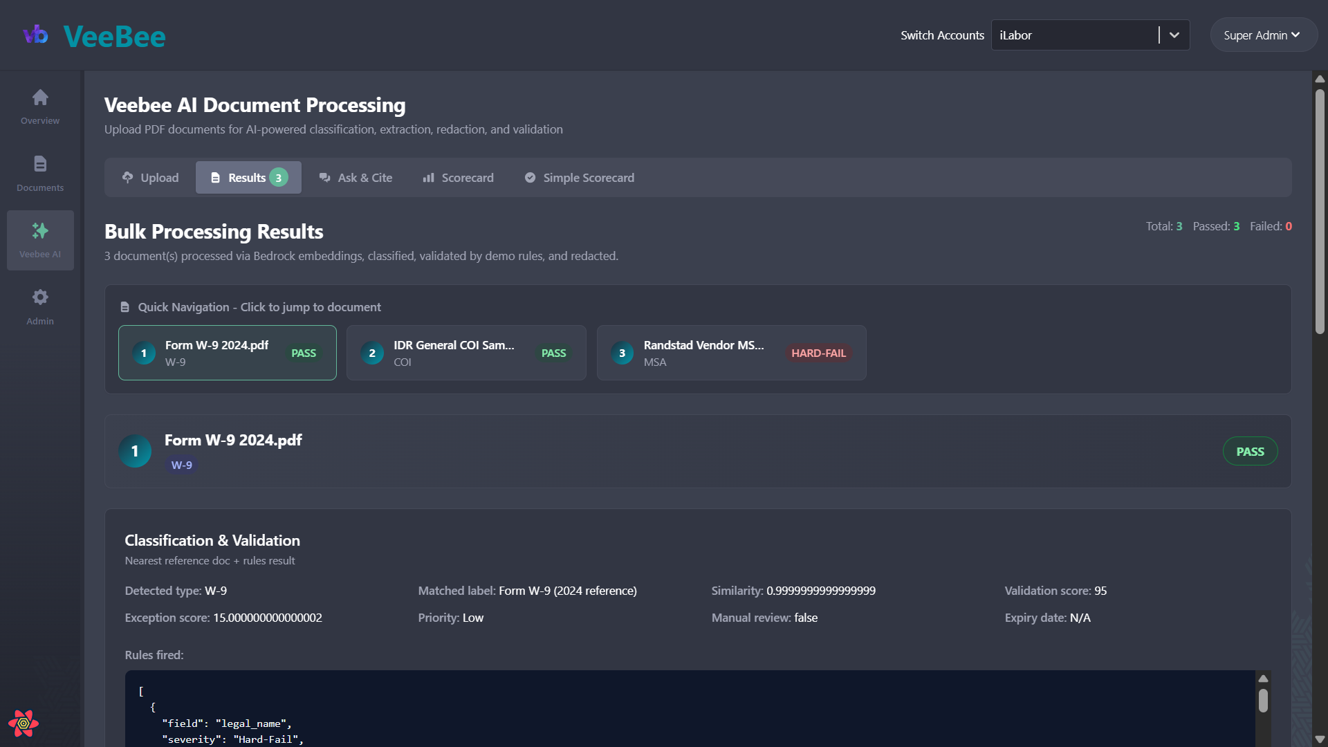 VeeBee - AI-Powered Compliance Automation | Vendor Verification Platform